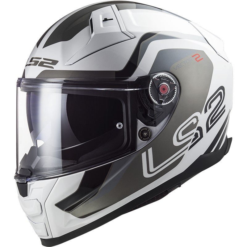 LS2 FF811 VECTOR II METRIC WHITE TITAN.SILVER-06 - ls2-bukos